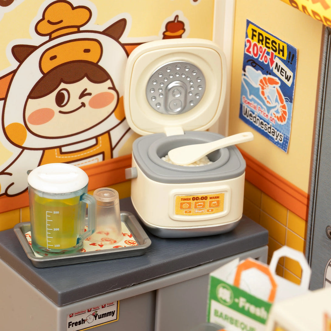 Rolife Night Out Food Stall Super Creator Miniature House DW022 ...